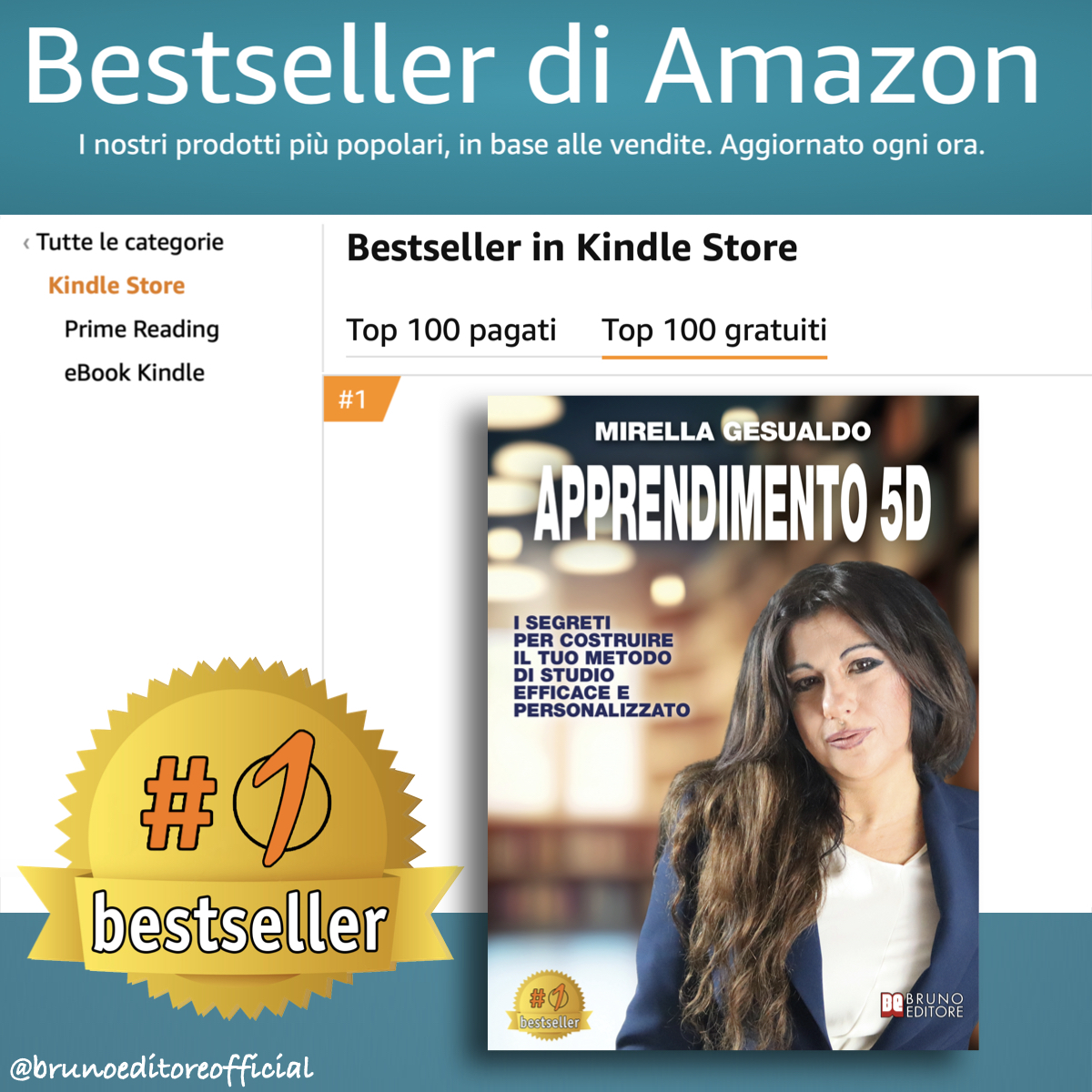 Mirella Gesualdo: Bestseller “Apprendimento 5D”, il libro su come memorizzare nozioni nuove in ...